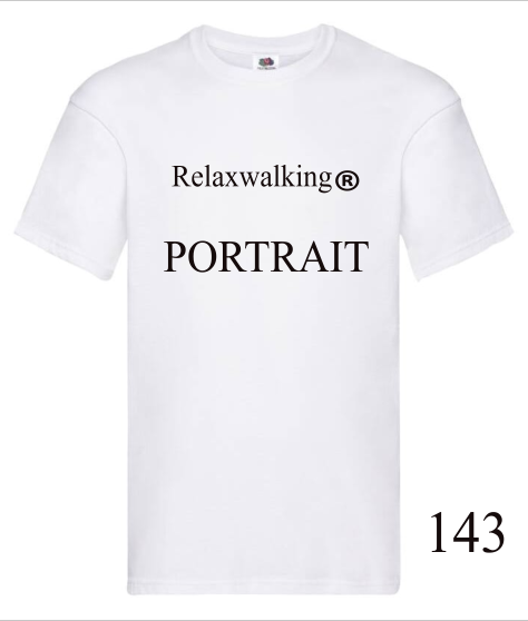 PORTRAIT WHITE T-SHIRT – Relaxwalking®